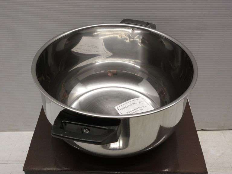 Parini six-quart pasta pot, new; Parini stainless steel lasagna pan ...