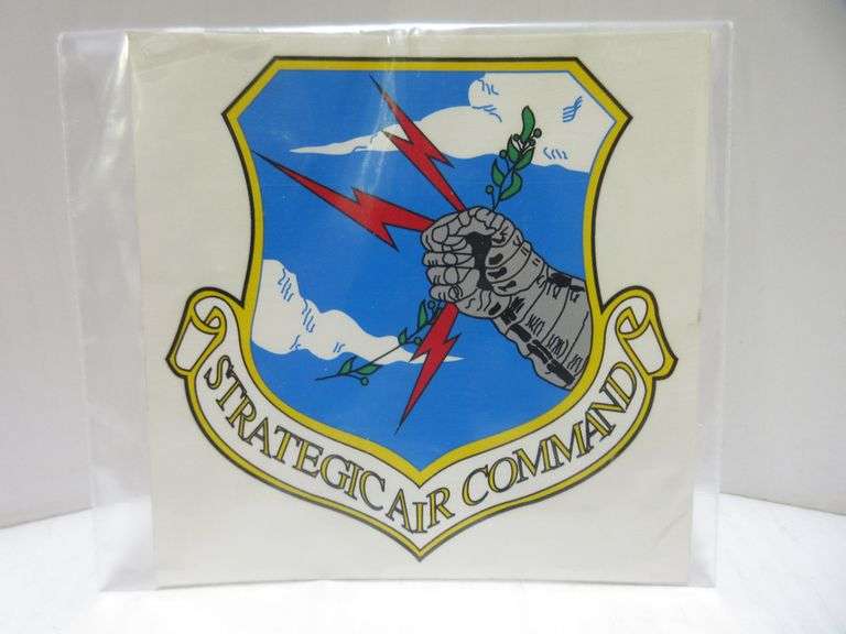 Strategic Air Command logo decal sticker - Albrecht Auction Service