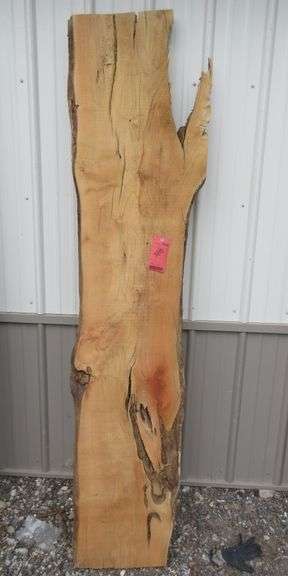 Black locust, live edge, rough sawn wood, size varies, 15" to 20"W x 1 ...