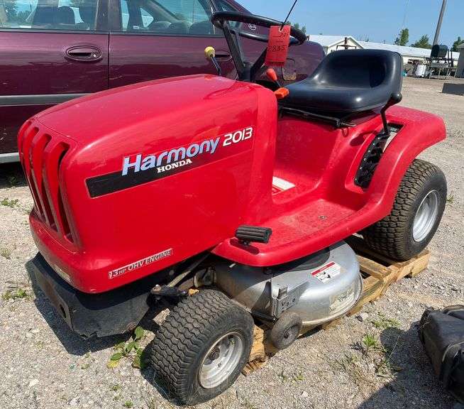 Honda riding mower, 36" deck, worked well when last used on May 22nd ...