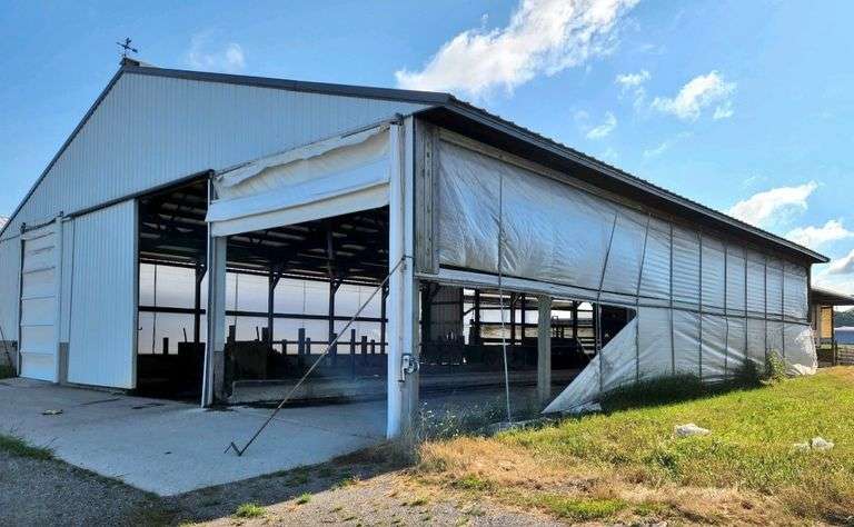 This item Selling ABSOLUTE! ~~~ Pole Barn, Two Barns Connected Together ...