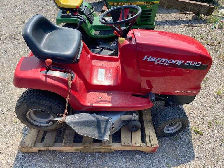 Honda riding mower, 36" deck, worked well when last used on May 22nd ...