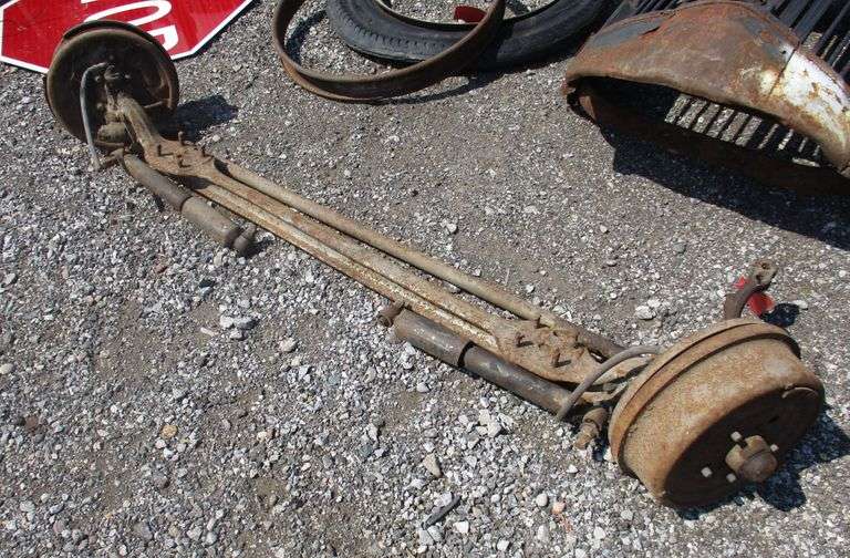 Chevrolet truck front axle, believed to be from late 1940's to late ...