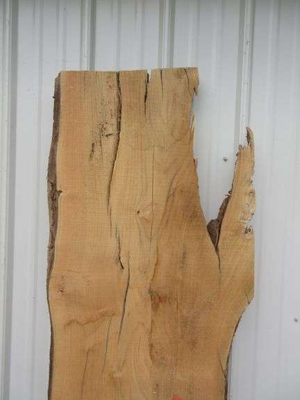 Black locust, live edge, rough sawn wood, size varies, 15" to 20"W x 1 ...