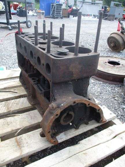 1929 Ford model A engine block, serial no. 1652030, manufactured in May ...