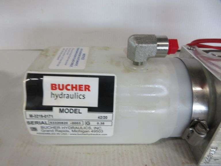 Bucher hydraulic pump, Model No. M-3219-0171, in new condition ...