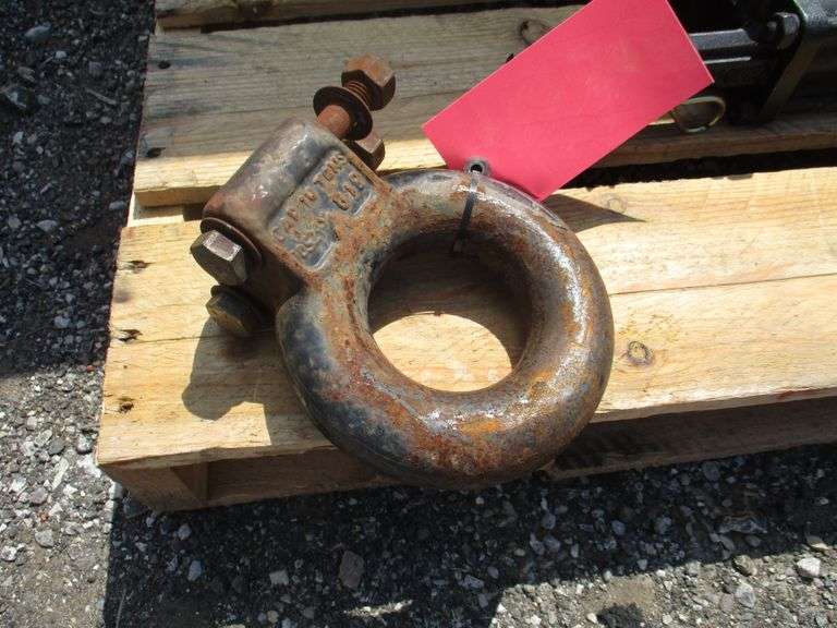 Pintle ring, heavy duty, used - Albrecht Auction Service