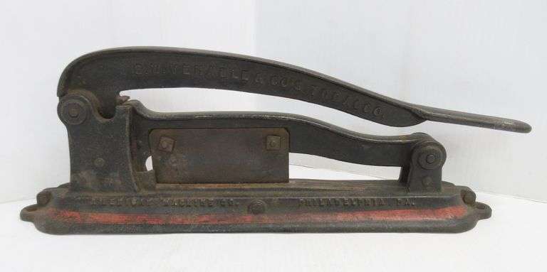 S.W. Venable and Co. tobacco cutter, made by American Machine Co ...