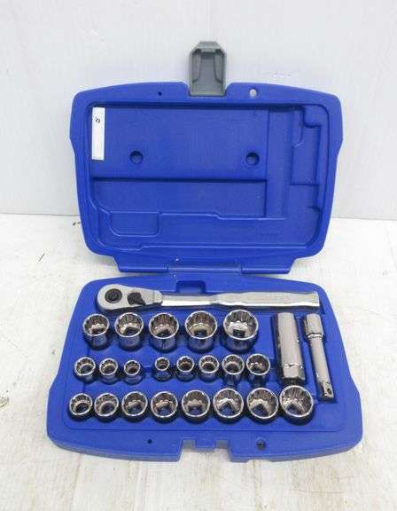 Kobalt socket set, 3/8 drive, made in USA, metric and inch, new ...