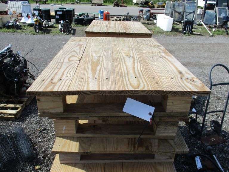 (18) Pallet board platforms, excellent - Albrecht Auction Service