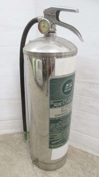 Old Seco Fire Extinguisher, 25"H, in good condition, empty - Albrecht ...