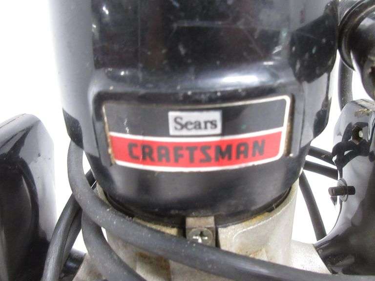 Sears-Craftsman router, model 315.17480, used, works - Albrecht Auction ...