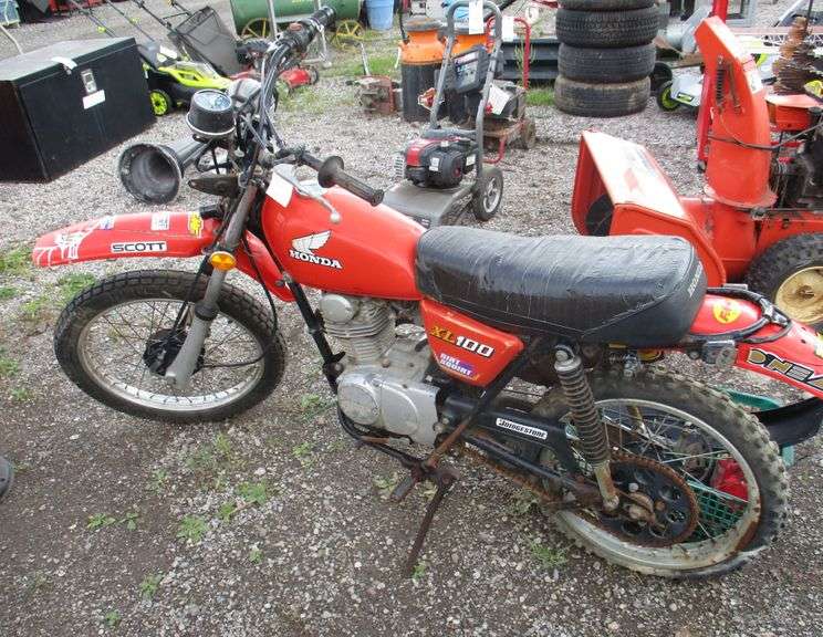 1978 Honda XL100, engine has no compression, but has spark, spare parts ...