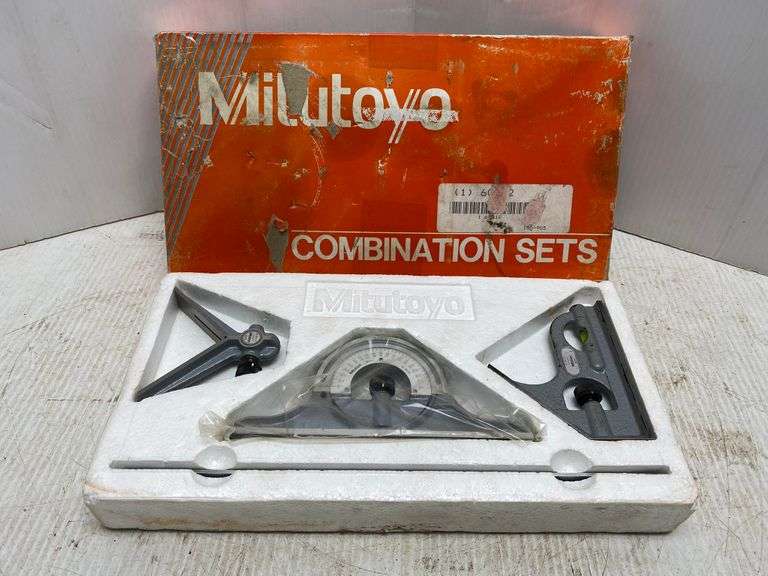 Mitutoyo combination square set, very nice, little use - Albrecht ...