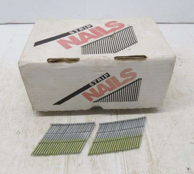 8D Hot Dip Galvanized Air Nails, BS 8HR, box 3/4 full - Albrecht ...