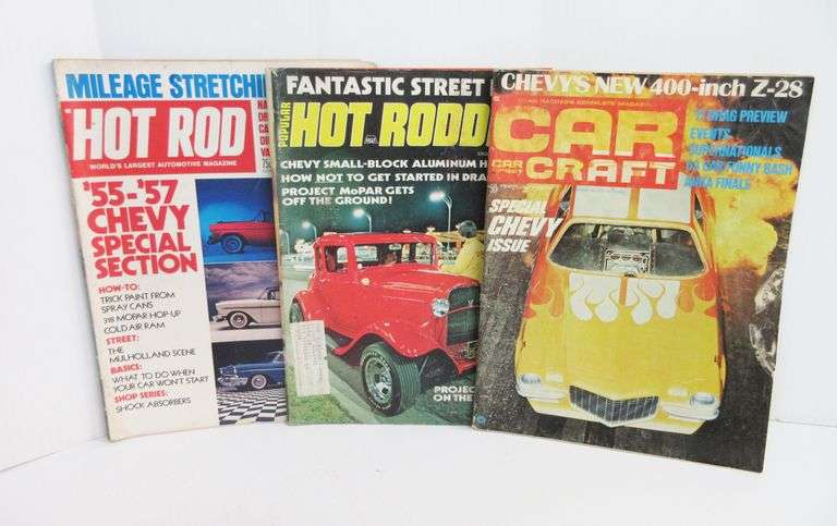 (18) 1970s Hot Rod, Racing, and Muscle Car magazines, include: Car ...