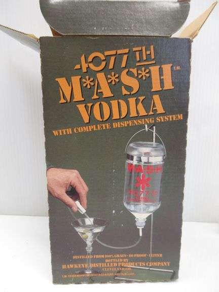 4077th mash vodka with complete dispensing system, vodka decanter made ...