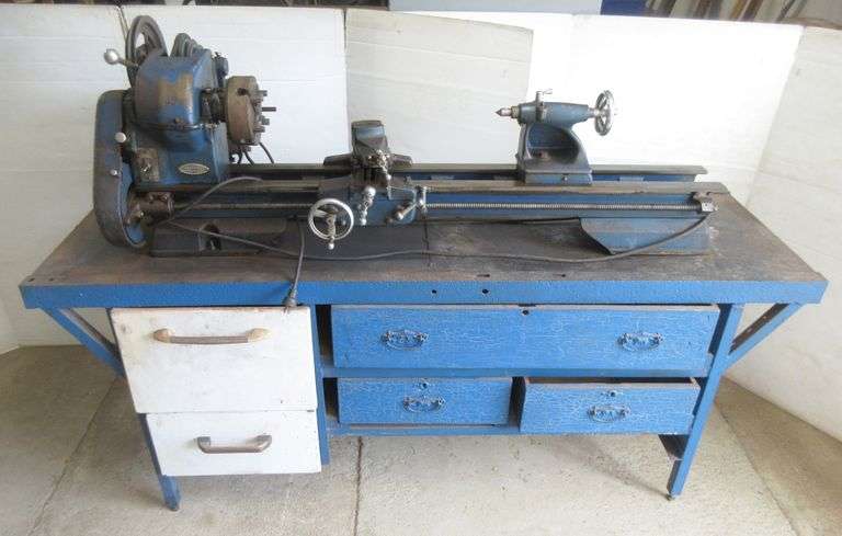 Craftsman metal hobby lathe, multiple speed, auto feed, 120V single ...