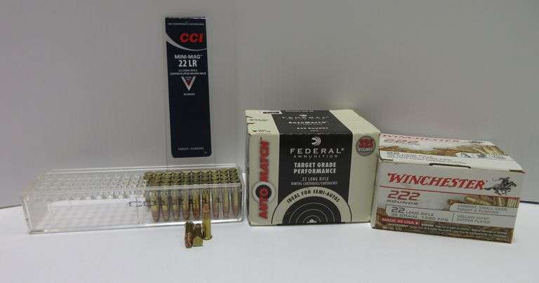 (50) Rounds of CCI Mini-Mag .22 LR ammo, 1235 FPS, 40-grain copper ...