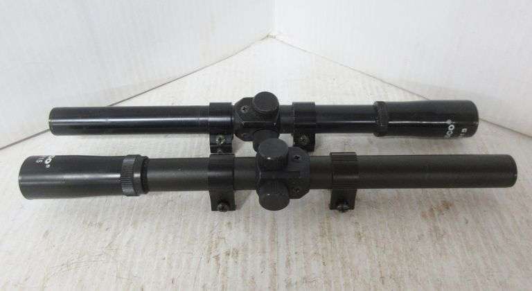 (2) Tasco 4X15 Scopes, in good condition - Albrecht Auction Service