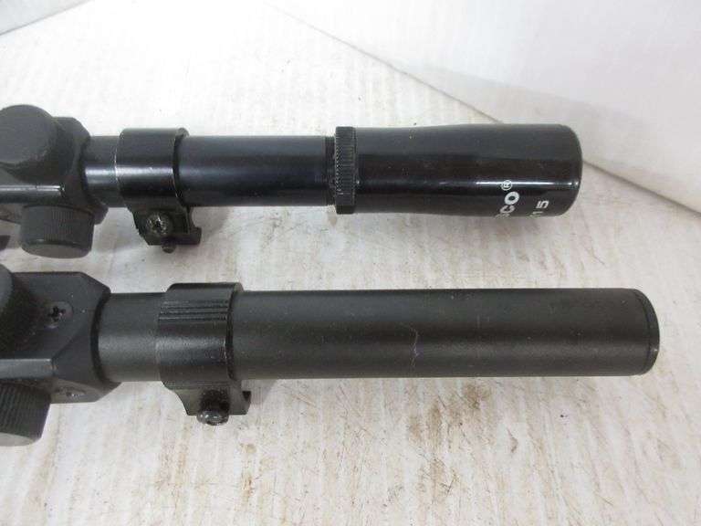(2) Tasco 4X15 Scopes, in good condition - Albrecht Auction Service