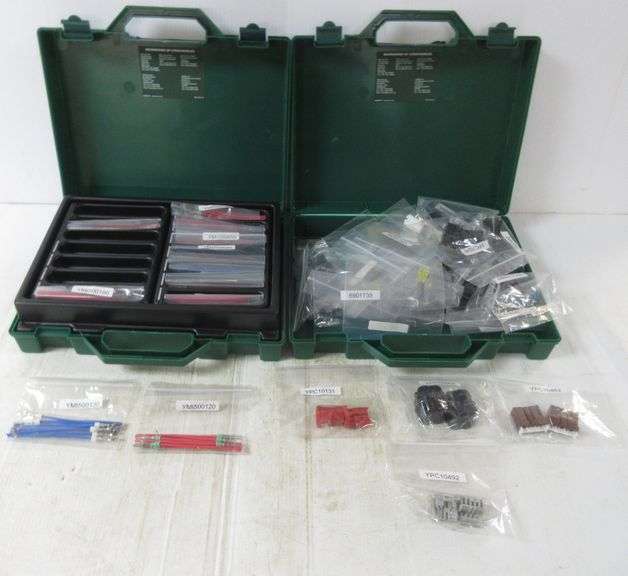 (2) Boxes of Land Rover, wiring harness, repair connectors and ...