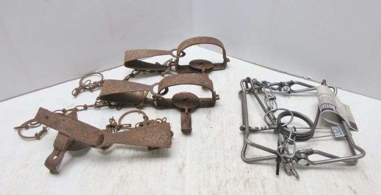 (4) Traps: One- Conibear trap, new; Three- Victor traps - Albrecht ...