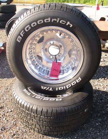 (2) Centerline convo pro series rims, polished aluminum, 15 x 10 with ...