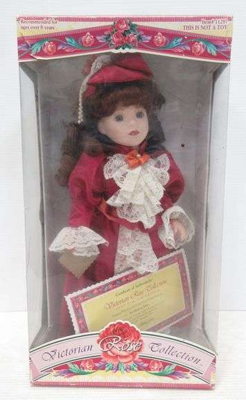 17" Victorian Rose collection 1997 limited edition porcelain doll with ...