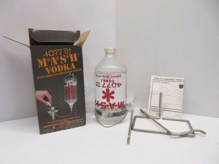 4077th mash vodka with complete dispensing system, vodka decanter made ...