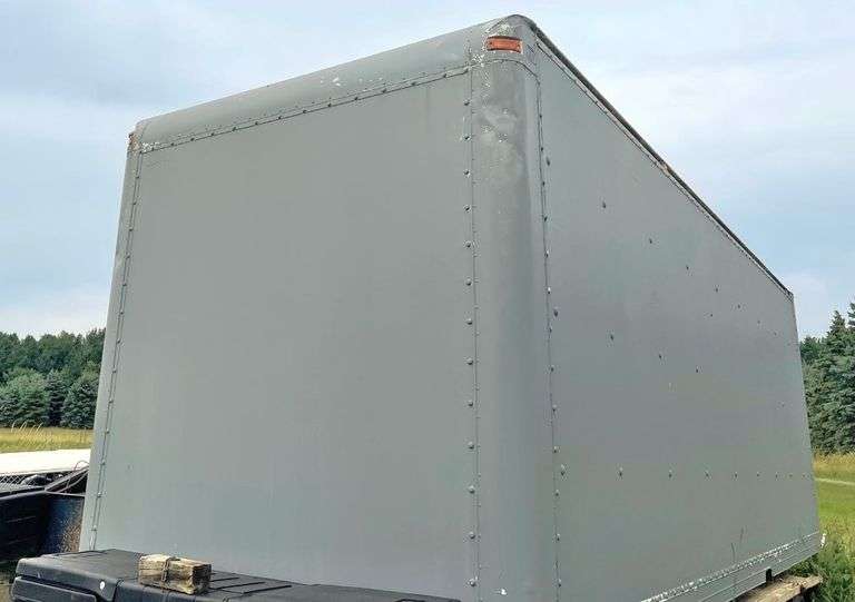 Morgan 24' Van Box, 24 x 8 1/2 x 8 Rear Roll Door, Box Only, Fiberglass ...