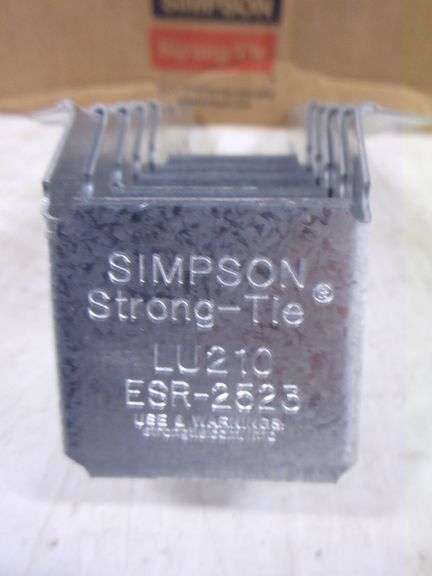 (50) Simpson strong LU210 tie joist hangers, 2" x 10", 2" x 12", or 2 ...