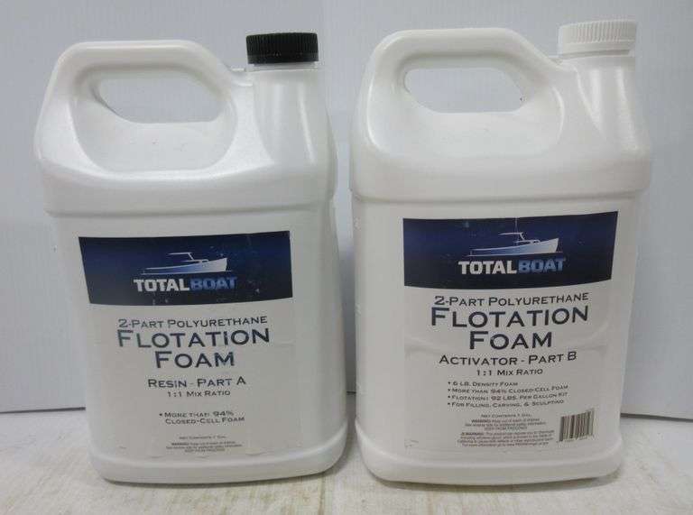 Totalboat 2-part polyurethane floatation foam resin, (1) Gallon of part ...