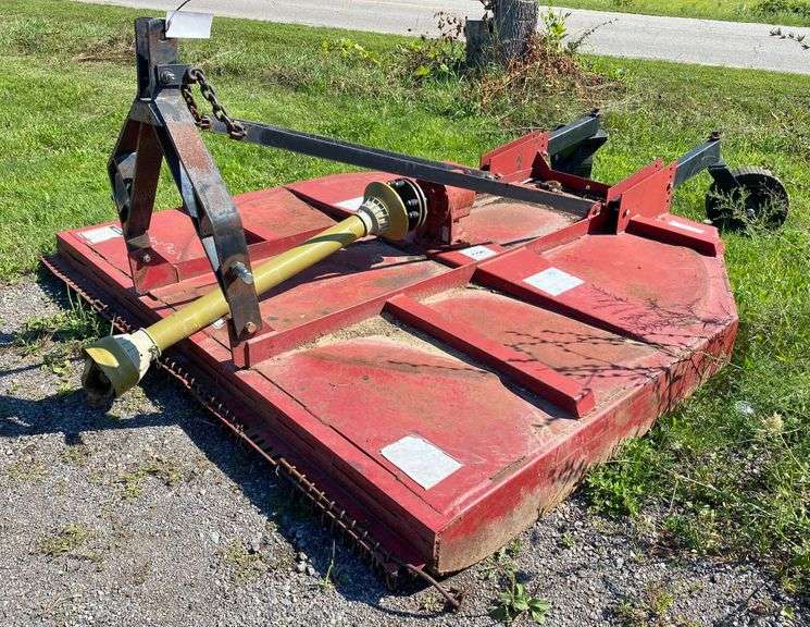Big Bee 7' cut 3-point rotary cutter, used, fair - Albrecht Auction Service