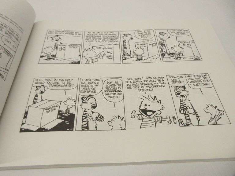 Calvin and Hobbes, 10th Anniversary Book, shows wear - Albrecht Auction ...