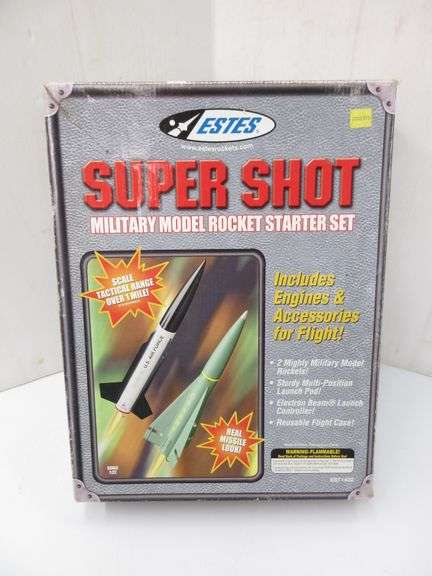 Estes Super Shot military model rocket starter, appears used, unsure if ...