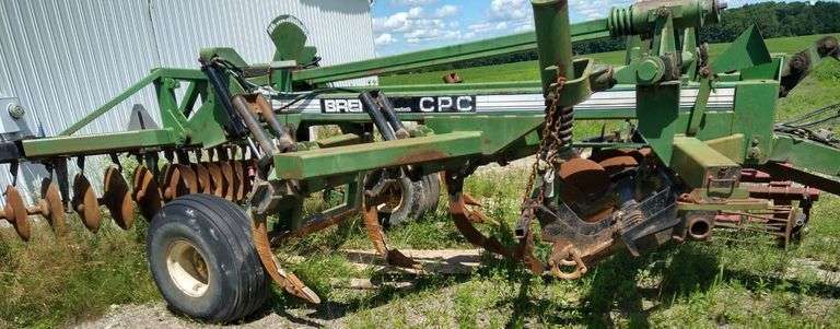 Brent CPC 5-Shank Disk Ripper, Good Tires, Shanks and Back Disc Gang ...