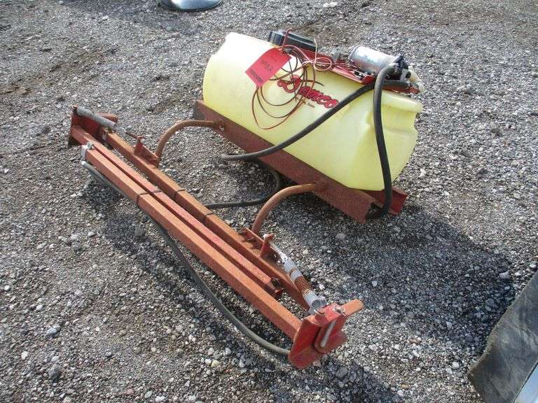 Herbicide spray tank with mount for a quad or ATV, made by Demco, 14 ...