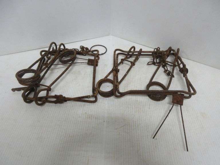 (2) Conibear beaver traps - Albrecht Auction Service