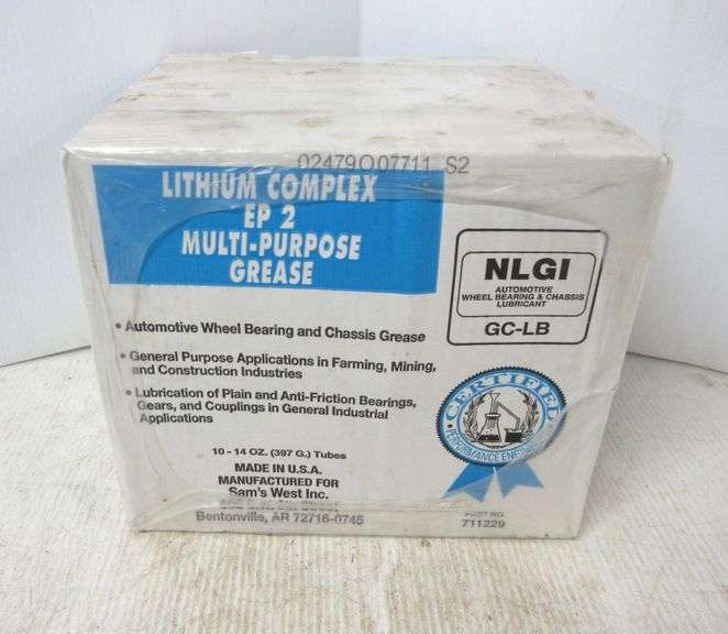 (20) 14 oz. tubes of lithium complex EP2 multi-purpose grease, wheel ...