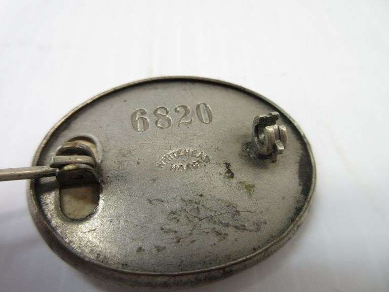 Detroit Edison Employee Badge WW2, FoCo Jones, "6820," on reverse ...