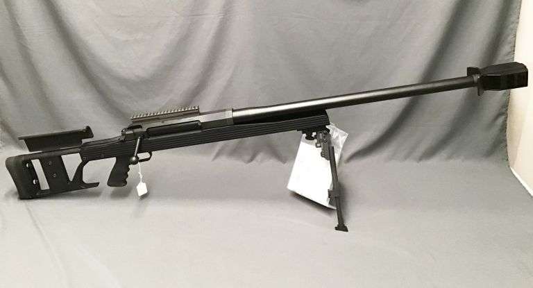Armalite AR-50, .50 BMG, Single Shot Bolt Action with GG&G Bipod and ...