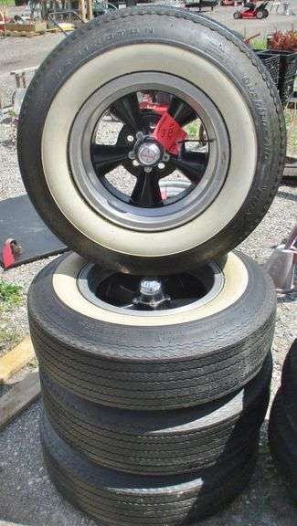 (4) 14x7 Aluminium five-spoke wheels with Chevy 4 3/4" bolt pattern ...