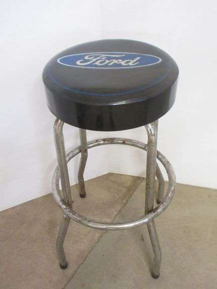 Ford Bar Stool, 14"Dia x 29"H - Albrecht Auction Service