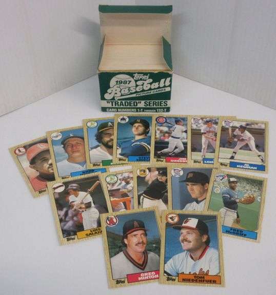 1987 Topps Traded Complete Set, In Excellent Condition - Albrecht 