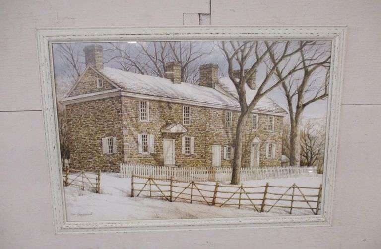 Dan Campanelli print, 30 1/2"W x 23"H, very nice - Albrecht Auction Service