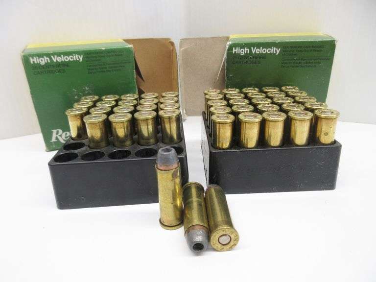 Remington 44 Magnums: 25- rounds of 80-grain, and 23- rounds of 240 ...