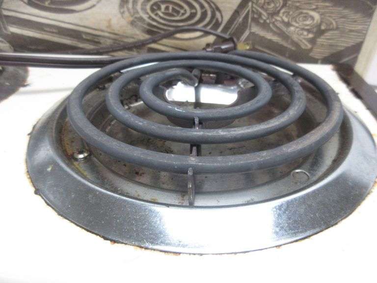 Toastmaster buffet range electric stove top, 2-burner, Model No. 6407 ...