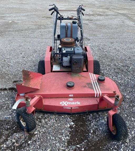 Exmark walk-behind mower, model 48-14KB, 48" cut with a Kawasaki engine ...