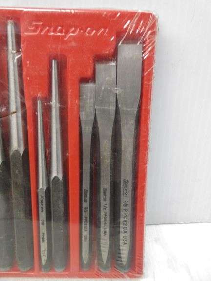 Snap-On, 15-piece punch and chisel set, Model No. PPC715A, NIB ...
